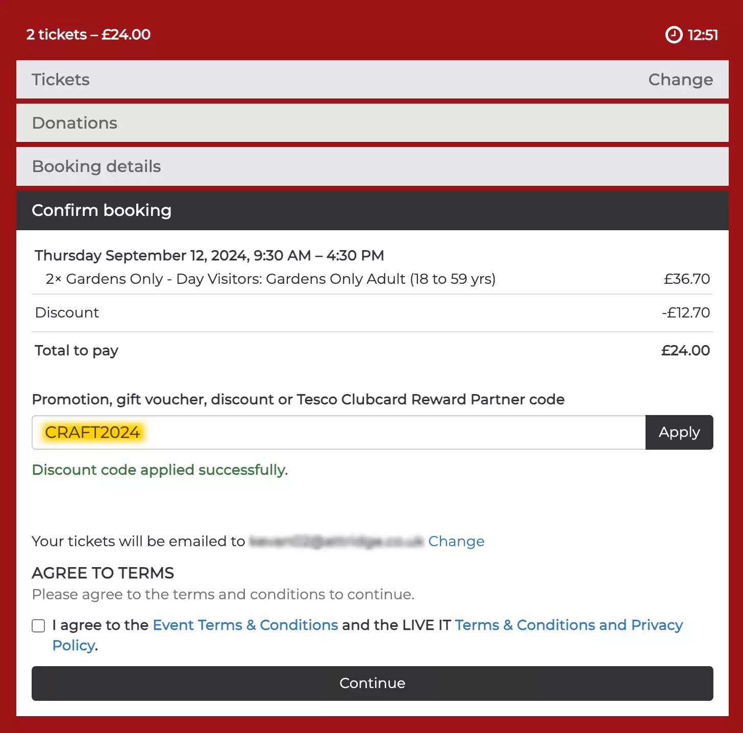 Booking Guidance Hever Castle Sept24